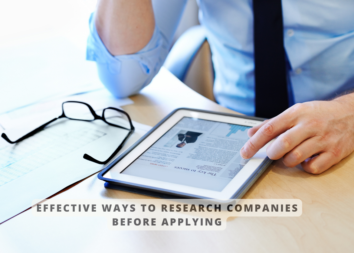 Effective Ways to Research Companies Before Applying for a Job
